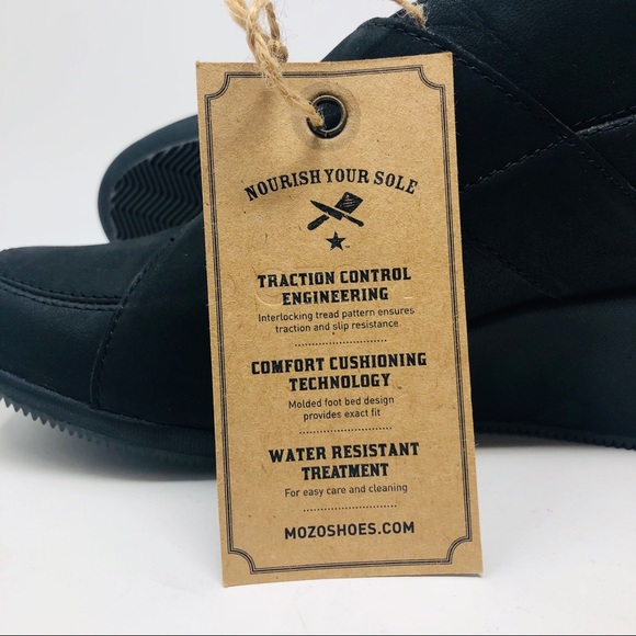 Mozo | Shoes | Mozo Black Wedge Heel Slip Resistant Work Shoe | Poshmark